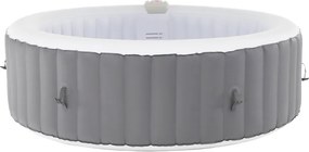Nafukovací vířivka, šedá/bílá, 4-6 os, 1000 l, KAMINO NEW TYP 2