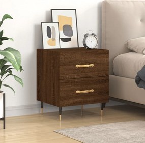 vidaXL Noční stolek 40 x 35 x 47,5 cm kompozitní dřevo [827264] Barva: hnědý dub