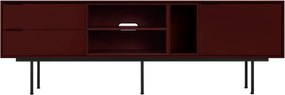 Vínový TV stolek 189x61x42 cm Mod – noo.ma