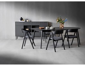 Kulatý rozkládací jídelní stůl s deskou v dubovém dekoru ø 135 cm Meza – Hammel Furniture