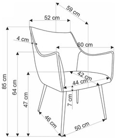 Jídelní židle Catherine, béžová