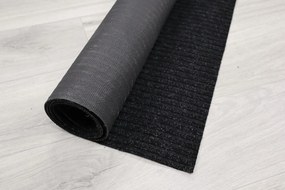 Vopi, Čistící zóna Rio antracit - neúčtujeme odřezky z role, na míru, šíře 1,35m,1m,2m, šedá, guma (gel - protiskluzový), chodba / předsíň