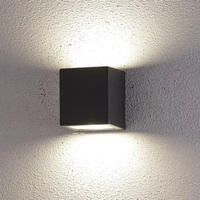 LED Venkovní nástěnné svítidlo 2xLED/5W/230V 4000K IP54 černá