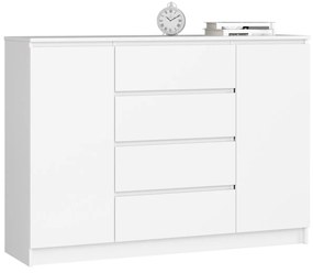 Komoda Kryštof 140 cm bílá
