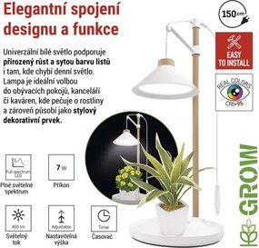 EMOS Bílá LED pěstební lampička 7W Z7905