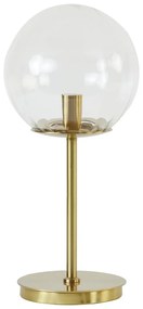 Stolní lampa ve zlaté barvě (výška 43 cm) Magdala – Light &amp; Living