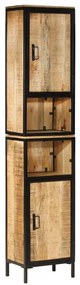 vidaXL Koupelnová skříňka 40 x 27 x 180 cm železo a masivní mangovník