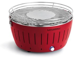 Červený bezkouřový gril LotusGrill XL