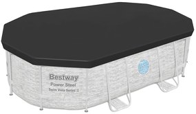 BESTWAY Power Steel Swim Vista Bazénový set 488 x 305 x 107 cm, písková filtrace 56946