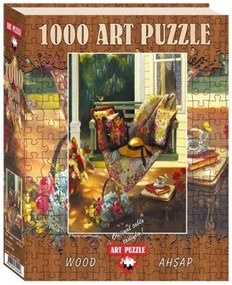 Dřevěné puzzle art dřevěné puzzle stín léta 1000 dílků
