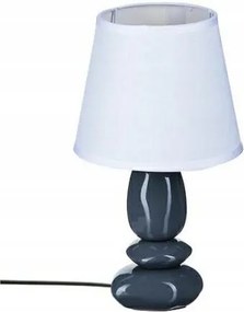 Lampa Luis Ceramicová granátově bílá Bavlněné Kloš