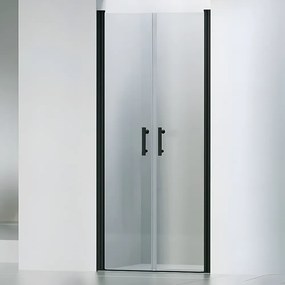 Westy 100 Black dvoukřídlové sprchové dveře, 195cm, 6mm