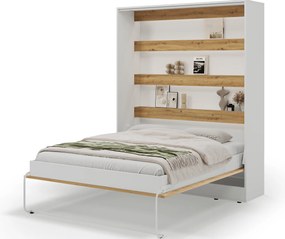 Devesto Sklápěcí postel Vertikální 160 Dub Artisan LED