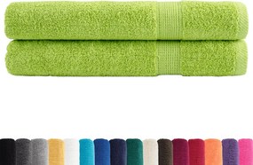 Premium ručníky SOLUND 2 jablkově zelené 100x200cm 600g/m² 137509