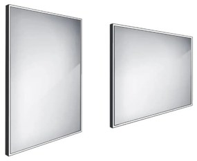 Zrcadlo bez vypínače Nimco 60x80 cm černá ZPC 13002-90
