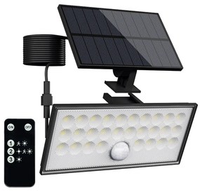 TOP LIGHT Světlo nástěnné Heleon PIR VARIO RC, Černá