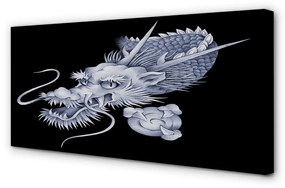 Obrazy na plátně Japonský drak 120x60 cm