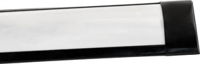 BERGE LED panelové svítidlo pro přisazenou stropní montáž 2x 36W 120cm černé 4500k