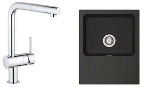 Set kuchyňská baterie Grohe Minta 32168000, dřez Tectonite Franke Orion 1140286441