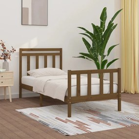 vidaXL Rám postele masivní borovice 100 x 200 cm [3107021] Barva: Bílá