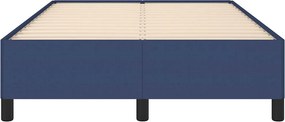 Rám postele bez matrací modrá 120x190 cm textil 3269637