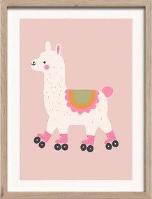 Dětský obrázek 30x40 cm Roller Llama – Styler