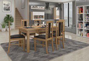 ADRK Furniture Sada stolu s židlemi RODOS 59 SE-ROD-59-C-B136