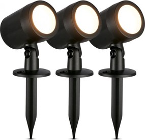 BRILO 3799035 LED zahradní bodové svítidlo, zápich, ochrana proti stříkající vodě, nastavitelné - BRILO
