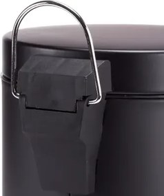 MSV UNIS pedálový odpadkový koš 5 L černá / ocel