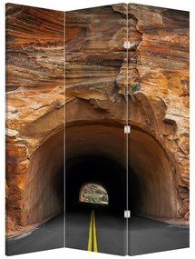 Paraván - Tunel ve skále (126x170 cm)