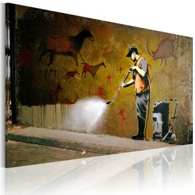 Obraz - Whitewashing Lascaux (Banksy)
