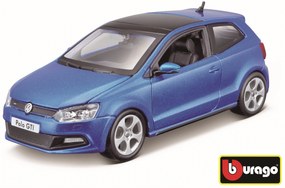 Kovový model bburago vw polo gti mark 5 red