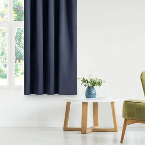 Zatěmňovací závěs blackout RESTILO indigo 140 x 245 cm sada 2 ks