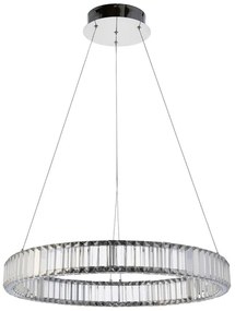 Endon 102255 - LED Stmívatelný lustr na lanku LAGUNA LED/36W/230V lesklý chrom