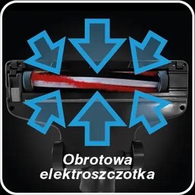Eldom OB90 Vess černá / Ruční vysavač / 130 W / 30 min / 0,5 l / cyklo