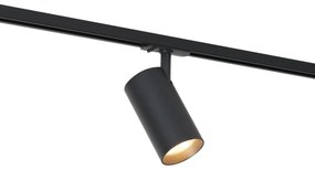 Moderní bodové svítidlo černé pro 1fázový kolejnicový systém vč. LED - Iconic Mark