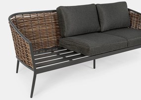 BIZZOTTO zahradní set pohovky a křesel MARIBELA antracit 0663116