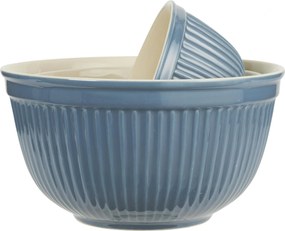 IB LAURSEN Keramická mísa Mynte Cornflower Velikost M, modrá barva, keramika