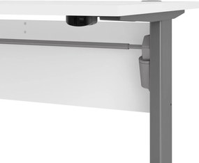 FALCO Výškově nastavitelný psací stůl Office 80400/382 bílá/silver grey