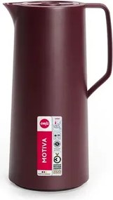 Emsa Motiva 1 l bordó / Vakuová konvice (termoska) / Quick Press