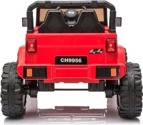 LEAN CARS Elektrické autíčko CH9956 červené, LED světla, ovladač