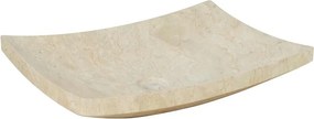Umyvadlo 50 x 35 x 12 cm mramor krémové 142765