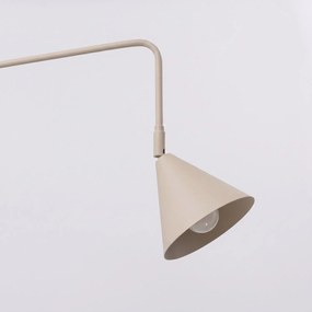 Sollux Lighting Nástěnné svítidlo NOX 1 taupe s vypínačem