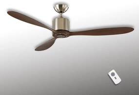 Aeroplan Eco stropní ventilátor, chrom, ořech