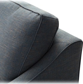 Rohová pohovka Venuste denim blue/brown