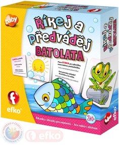 EFKO Baby hra Říkej a předváděj! říkanky s obrázky pro nejmenší pro miminko ef54681