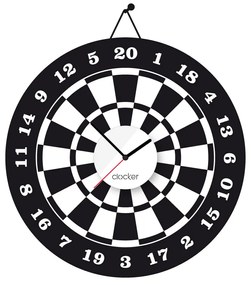 Clocker Nalepovací hodiny Bullseye Barva ciferníku: Černá