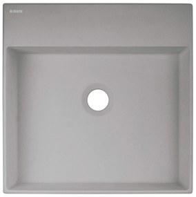 Deante Correo, granitové umyvadlo na desku 400x400x100 mm, šedá metalíza, DEA-CQR_SU4S
