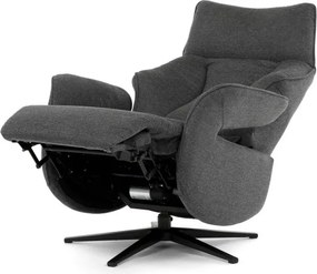 Polohovací křeslo šedé, elektrické TV-B3973 GREY2