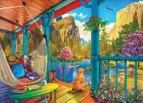 EUROGRAPHICS Puzzle Hamaka s výhledem XL / 500 dílků / extra velké díl